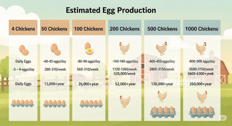 How Many Eggs Will Your Chickens Lay Daily, Weekly, Or Yearly ...
