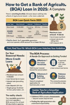 How To Get A Bank Of Agriculture (BOA) Loan In 2025 – Step-by-Step ...