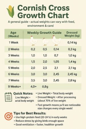 Ultimate Cornish Cross Feeding Chart (By Week, Age & PDF ...